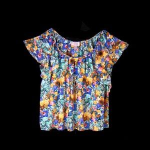 H&M | Tops | H M Garden Collection Frilled Empire Top 6 | Poshmark